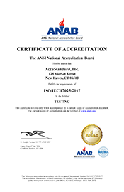 Quality and Accreditations - AccuStandard