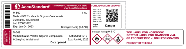 QR Codes on Product Labels - AccuStandard